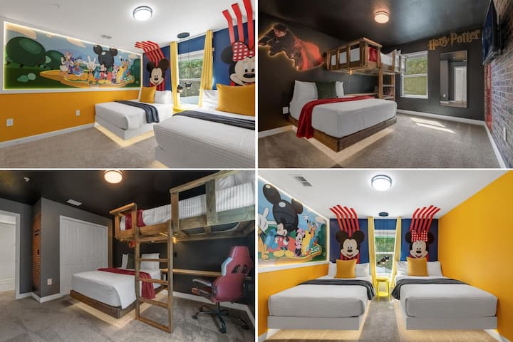 4 Bd/ 3 Ba Sleeps 12! Storey Lake (2457 Rt) - Kissimmee