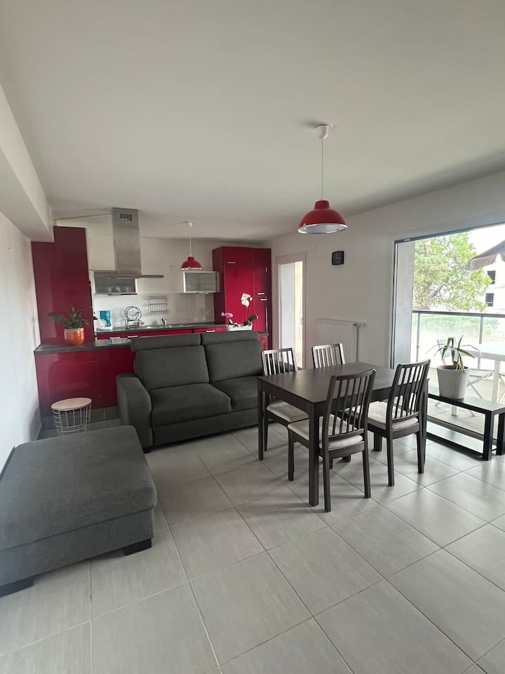 Logement Entier Meublé 2 Chambres « Douce Nuit » - Ferney-Voltaire
