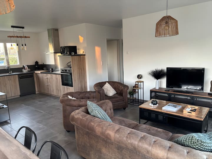 Maison Cosy à 15 Min D'étretat - Normandie