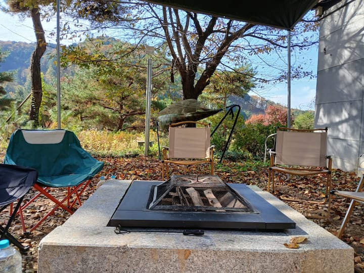 불멍/독채/단독마당/단독바베큐/마음편한 집 "달구비"
다인원가능 2동전체사용 - 이천시