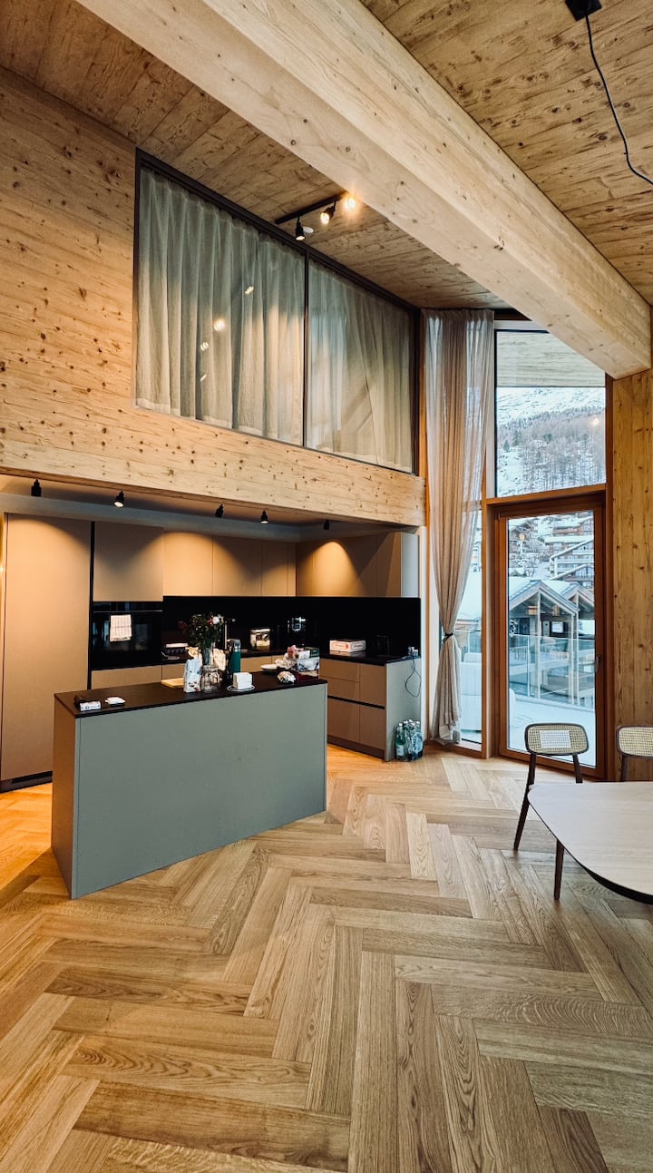 6- 8p. Penthouse Matterhorn View - Zermatt