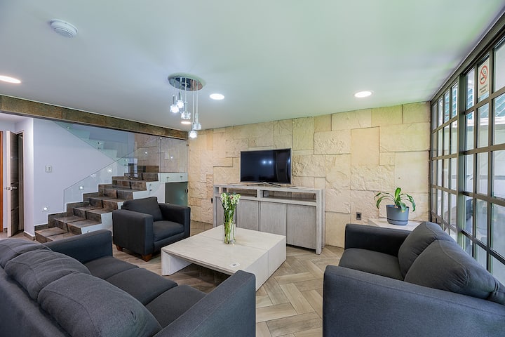 Complete House For 20 Garden, Gym, A/c Lindavista. - Mexiko-Stadt