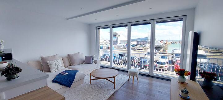 Chez Blanche, Vue Port, Garage & Ascenseur Privé - Granville
