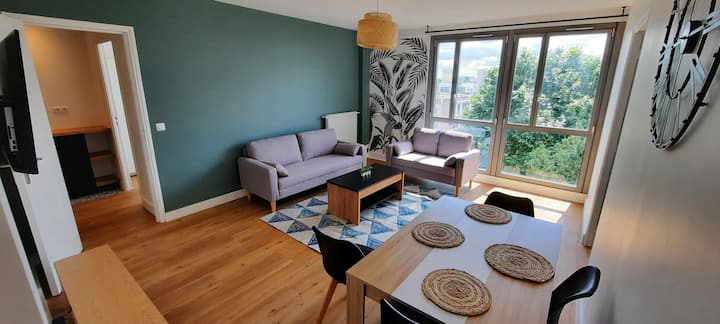 Eiffel Tower View_near Olympics_cosy_4 Rooms - Stade de France