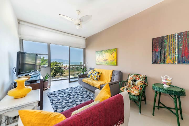 Itararé/são Vicente: 3 Dorms Em Frente Ao Mar! - Santos