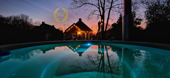Goldenescape 6p Vip Huis Met Hottub En Grote Tuin. - Nederland