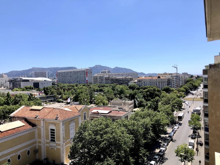 Plages & Stade Vélodrome à Pieds - Marseille