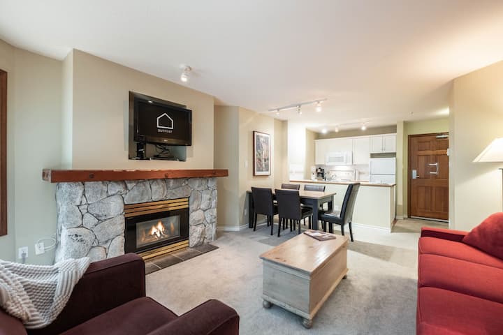 Ski-in/out Apartment | Complex Pool, Hot Tub & Gym - Whistler