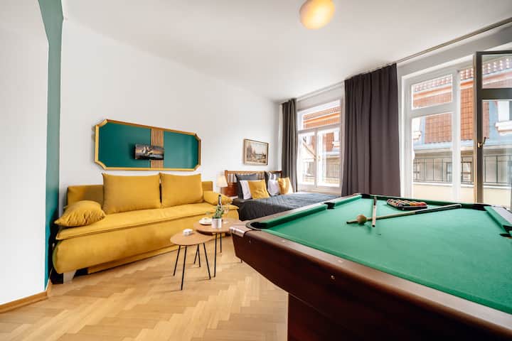 Billiard Penthouse Haven Prague City Center Xxl - Prague