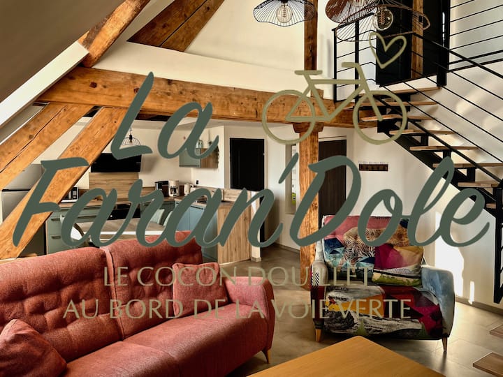 La Faran'dole-confortable Duplex - Dole