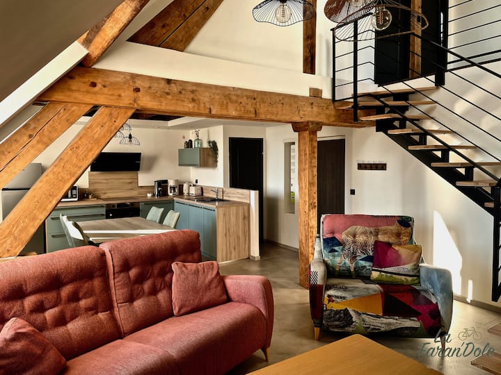 La Faran'dole-confortable Duplex - Dole