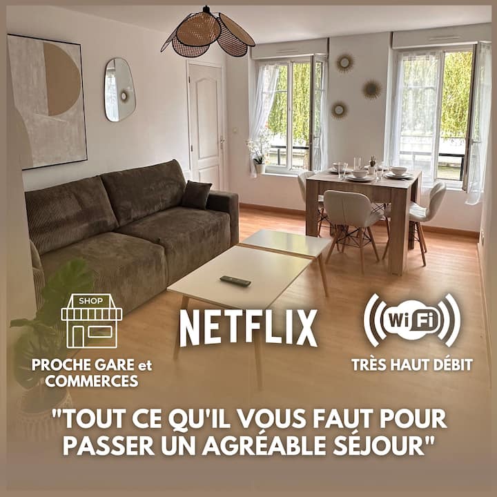 T3 Confortable à Abbeville - Baie De Somme - Abbeville