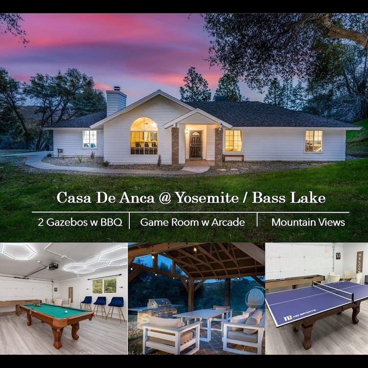 Mountain Retreat! 4 Bdr, 2 Bth Yosemite, Bass Lake - North Fork, CA
