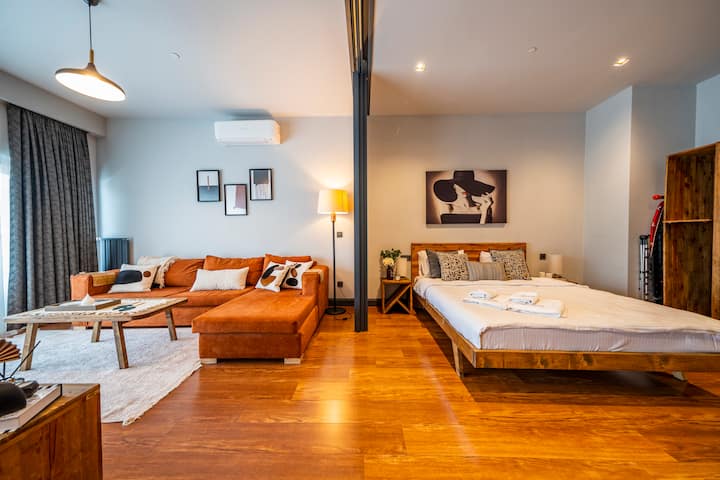 Elegant 1br , Pool, Parking , Gym, Sauna Saxmgstn - İstanbul