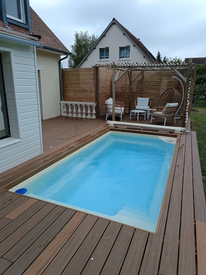 Maison Spacieuse Avec Piscine - Pégasus Bridge - Lion-sur-Mer