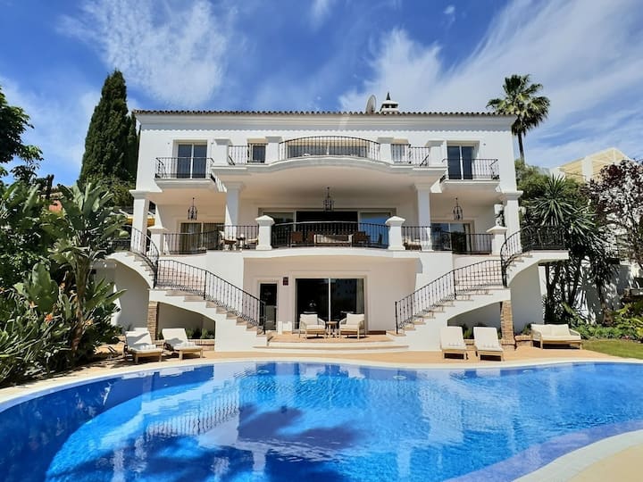 Fabulous 8-bed Family Villa With Panoramic Vistas - Puerto Banús