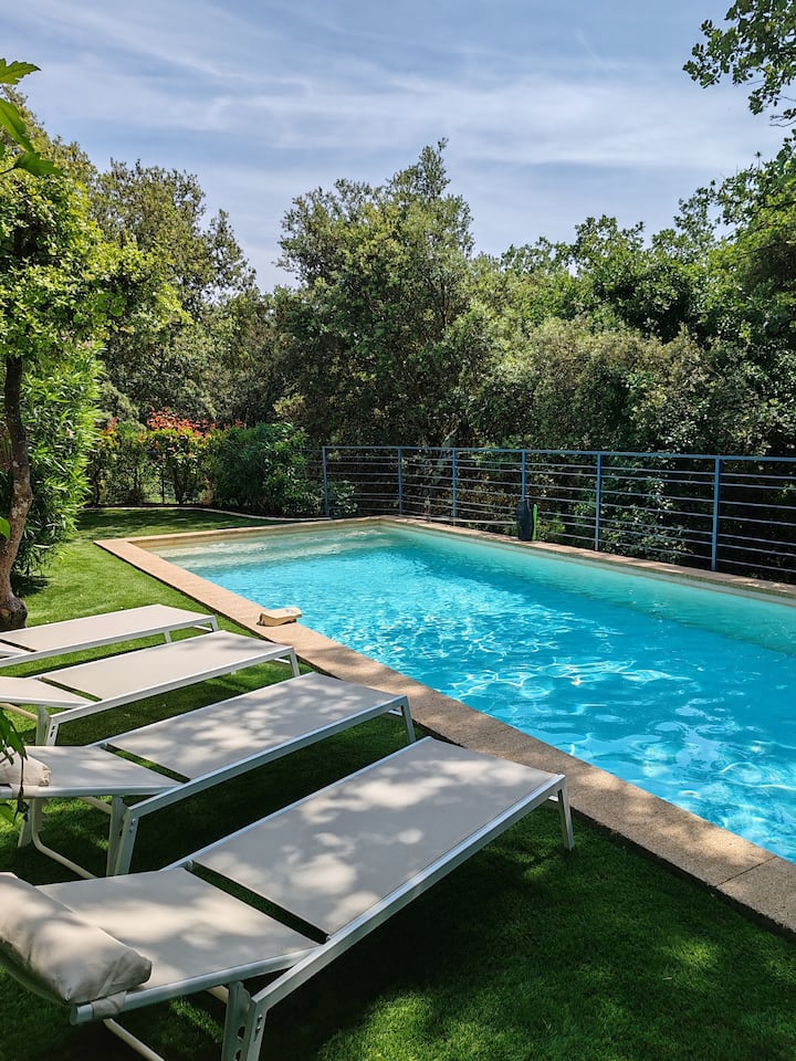 Maison Calme Dans La Garrigue - Castillon-du-Gard
