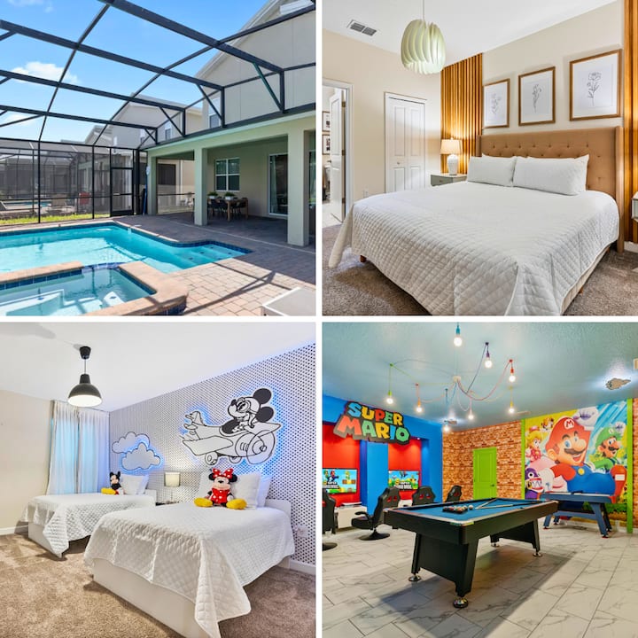 09bdrm/5bth At Storey Lake Resort/sleeps 22 - Kissimmee, FL