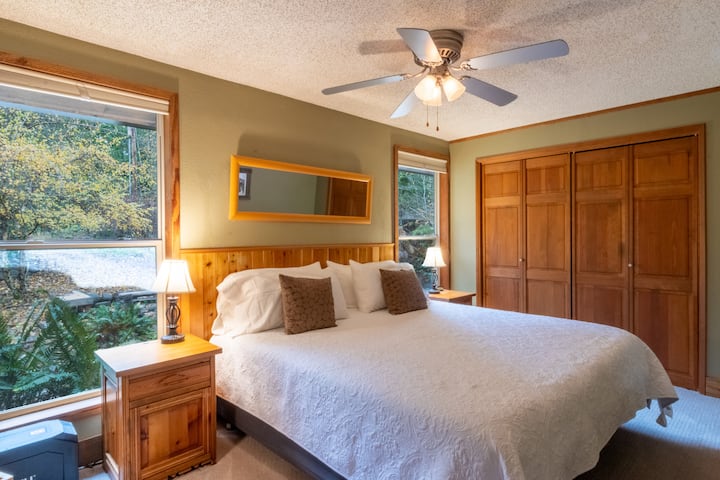 Creekside Escape: 2br-2ba+hottub+bbq+ev - Ashford, WA