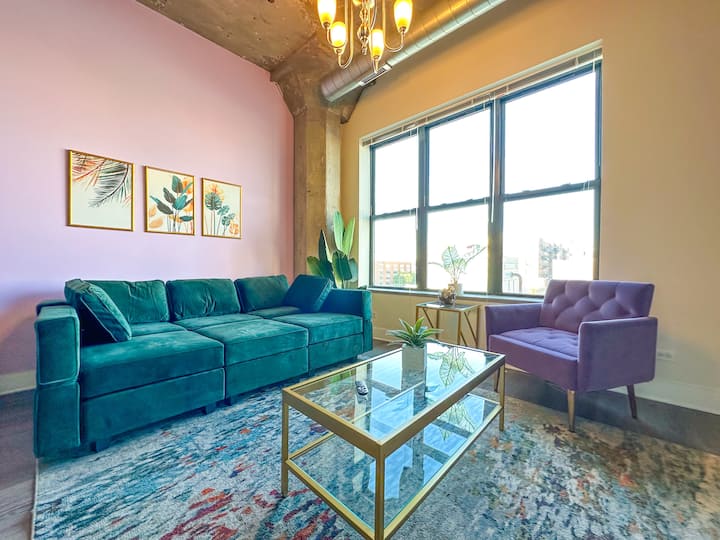Mccormick 2b/2ba For Up To 8 Guests W Skyline View - Groveland Park - Chicago