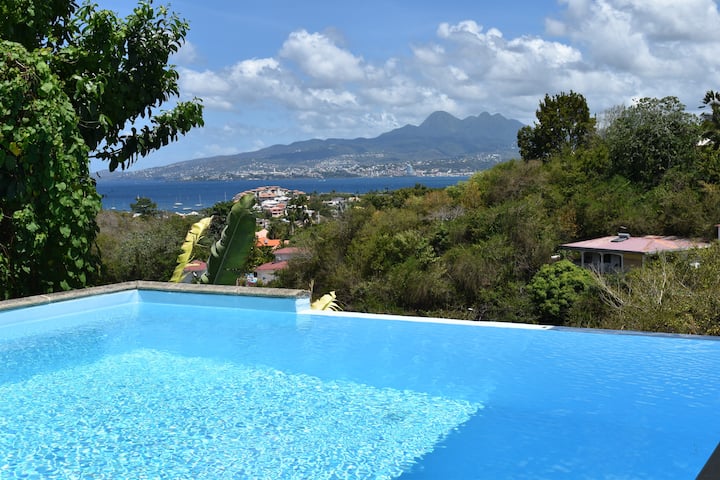 T3 Piscine Privée- Cannelle Terrasses De La Wallon - Les Anses-d'Arlet