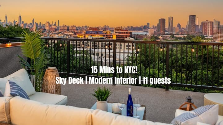 *New! Luxe Skydeck W/ Nyc Skyline Views! - Brooklyn, NY
