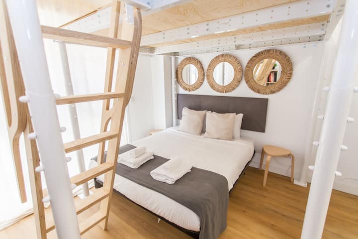 Tranquilo & Luz Iii: Genial Loft A 5 Mins 5 Torres - Madrid