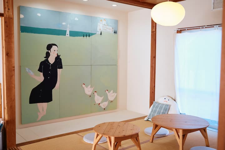 【Aoyado】art & Inn / Private Rental For 4 Guests - Tottori
