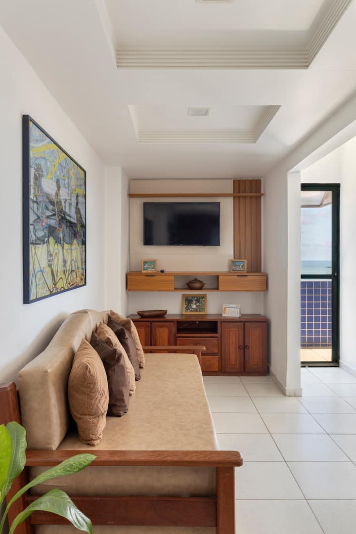 Apartamento Com Vista Mar Em Excelente Localização - Natal