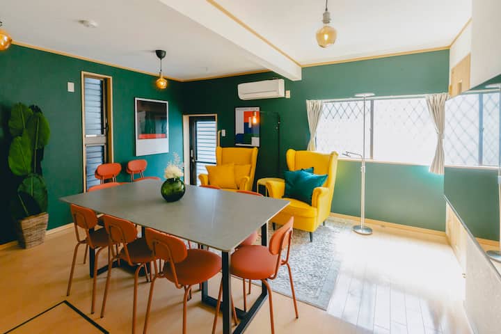 【130㎡ Paradise Home】4 Min Sta｜10 Min Usj｜5 Bedroom - Osaka