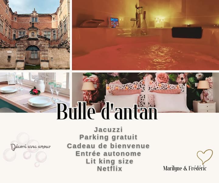 Bulle D'antan En Cœur De Ville - Jacuzzi 2 Places - Tarn
