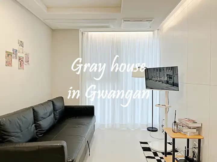 [광안리3초]#그레이하우스#더블베드#호텔급컨디션#신축#6인#빔프 - Busan