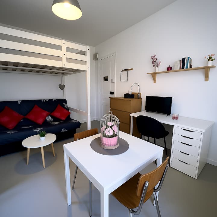 Descamps Studio Gare Ménage & Linge Inclus - Bois-Guillaume