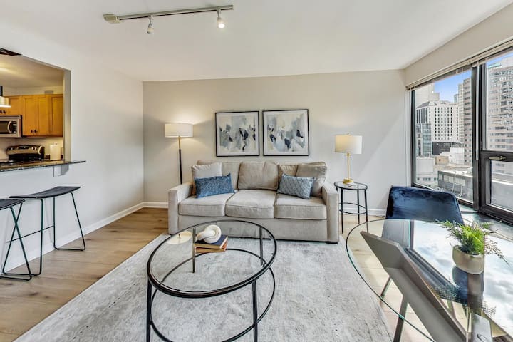 Bright S Facing One Bed Downtown - River North - Chicago