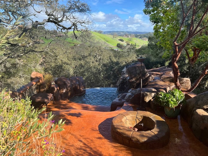 Secluded Westside Studio+views+hot Tub+ Patio - Atascadero, CA