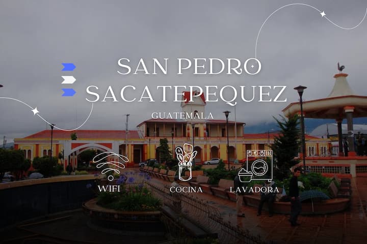 Apt+kitchen+wifi+tv+laundry @Sanpedrosacatepéquez - San Marcos