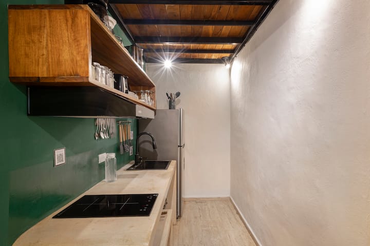Family Studio, W/ Pool & Street Parking, Equipped - Tulum