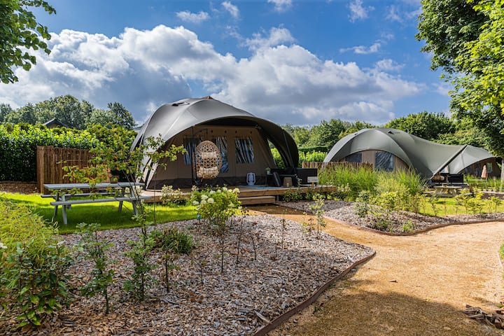 Luxe Glamping Lodge Met Prive Hottub - Provinz Limburg