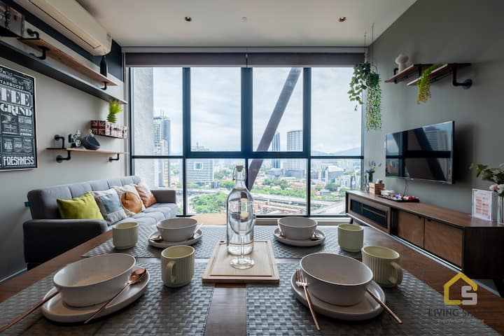 Supreme 1-bedroom W/washer And Dryer #19 @Scarletz - Kuala Lumpur