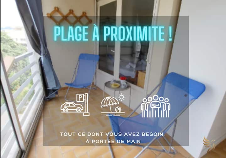 T2 Le Saule Perché-5 Pers,500m Plage,park,terrasse - Fréjus