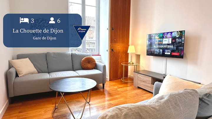 La Chouette De Dijon - Gare - 3 Chambres - Dijon