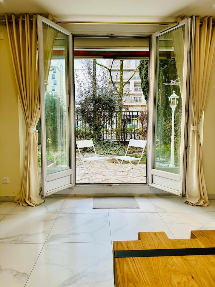 New Lux 60m² Entire Apart+air-condition Near Paris - Le Bourget