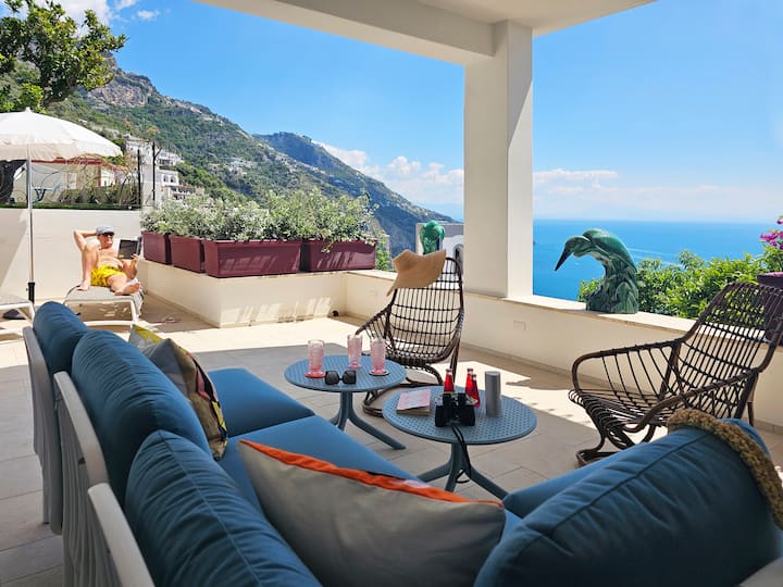 Villa Grà Enchanting Villa Overlooking The Sea - Praiano