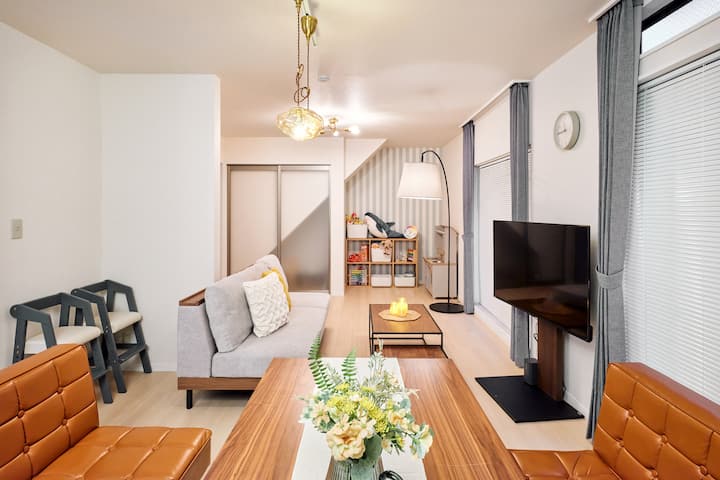 10-min Hatagaya Sta / 100㎡/3ldk3 Bedrooms, 7 Beds - Shinjuku