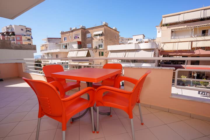 Big Balcony Apartment - Best Located - Saranda