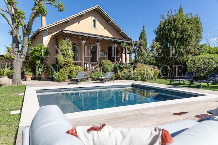 Villa Charme, Pisc.chauffée, 8 Min Centre – 8 Pers - Saint-Rémy-de-Provence