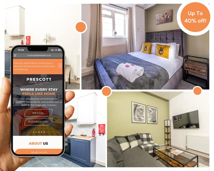 Upnor House W/ Free Parking By Prescott Apartments - Bristol