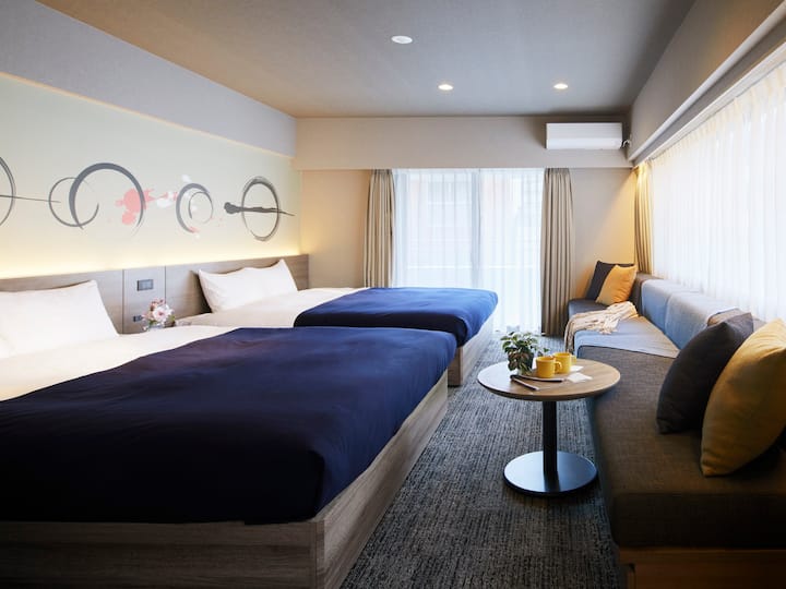 【2024年4月リニューアル】キッチン付きアパートメントホテル|42㎡|最大6名 - 우에노