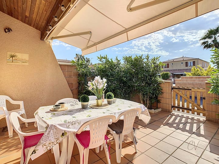 Maison Dans Résidence Avec Piscine Mer Vias Plage - Vias