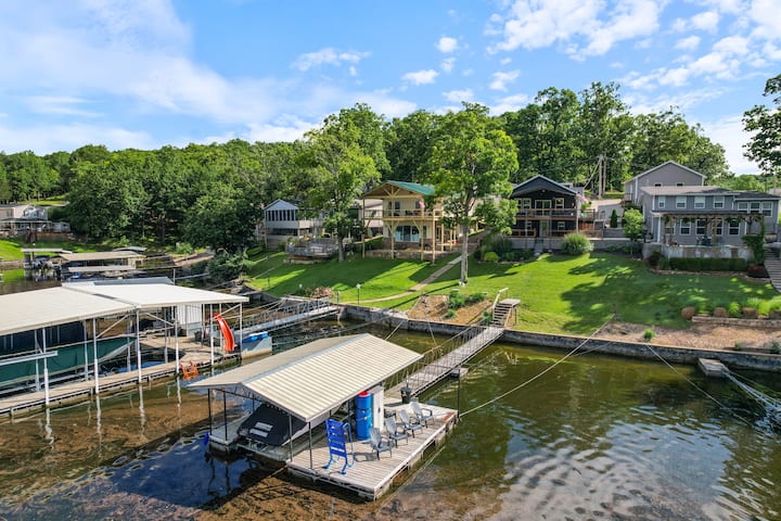 Loto Lake House With Bunkhouse, Hot Tub, New Dock! - Gravois Mills, MO